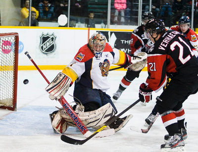 OHL Team Loses Goalie, Forward Steps in Goal – Hockey World Blog